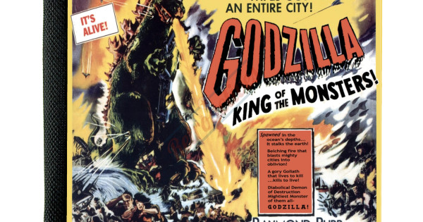 Godzilla Movie Poster Wallet - 1956 Godzilla King of the Monsters ...