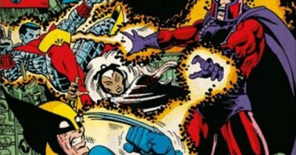 X-Men VS Magneto Uncanny X-Men Comic Book Cover Poster