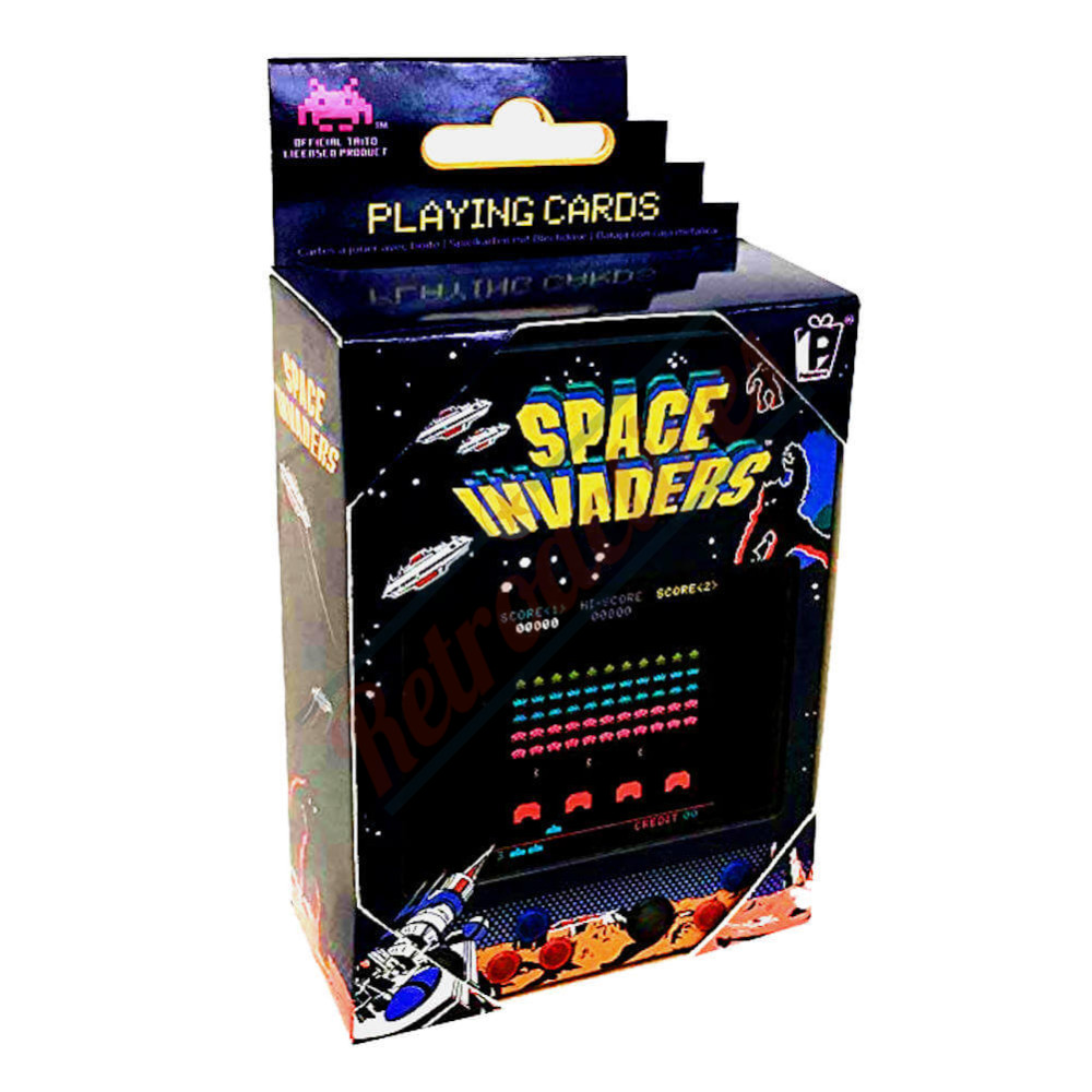 Space Invaders Playing Cards with Storage Tin