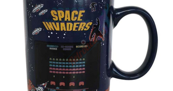 Space Invaders Heat Change Mug