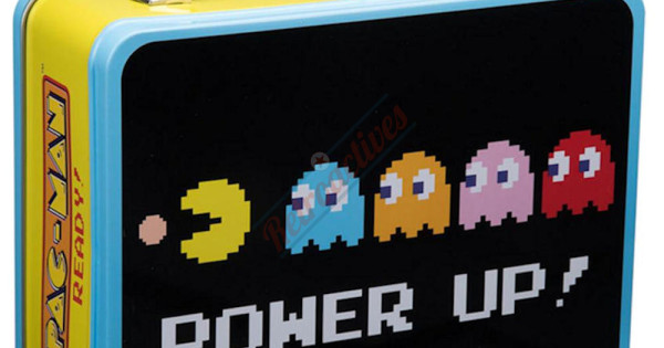 Pac Man Large Lunch Box Tin Tote