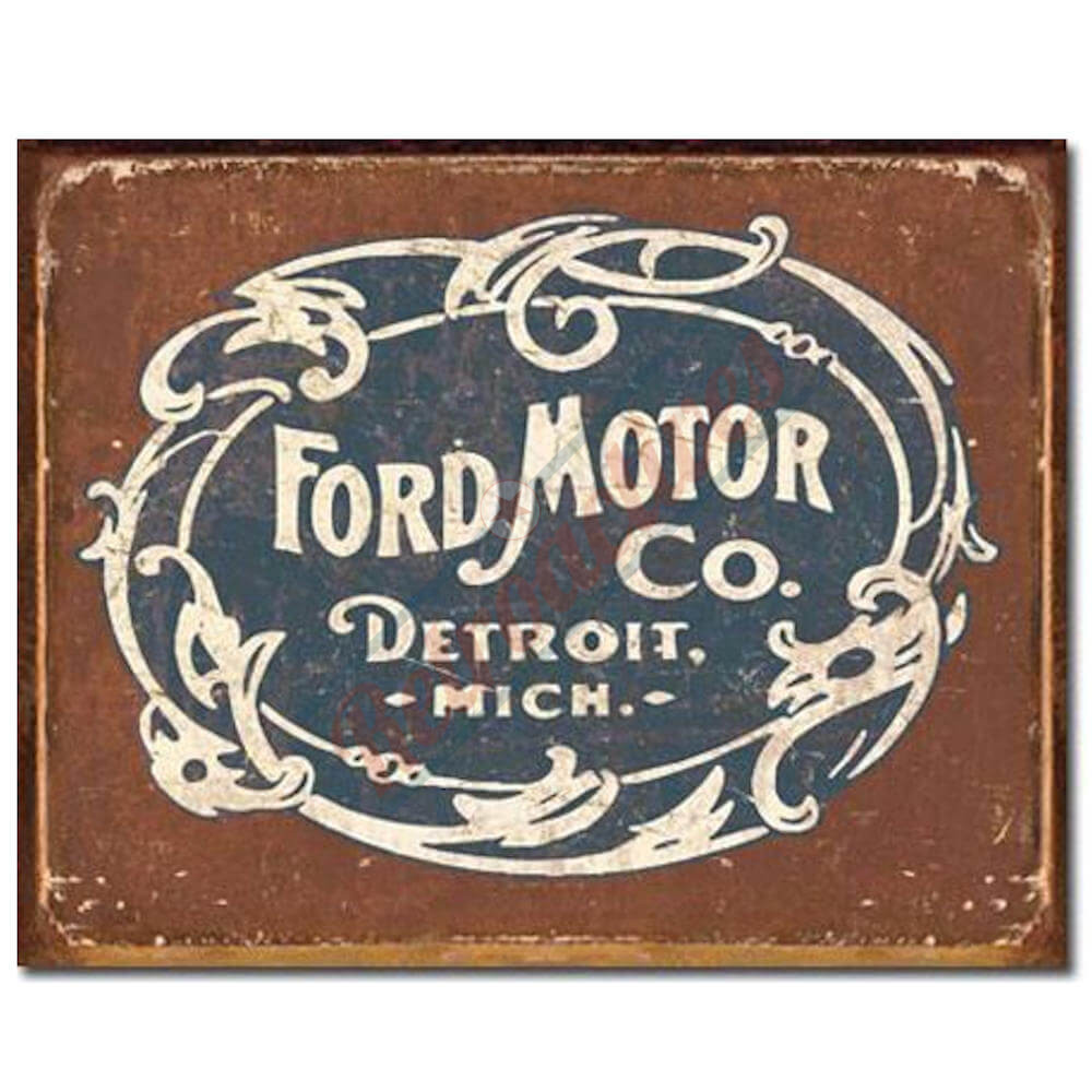 Built Ford Tough Tin Sign