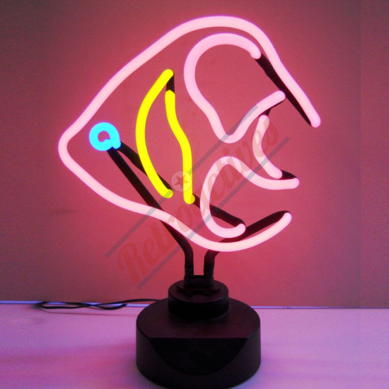 Angelfish Neon Sculpture