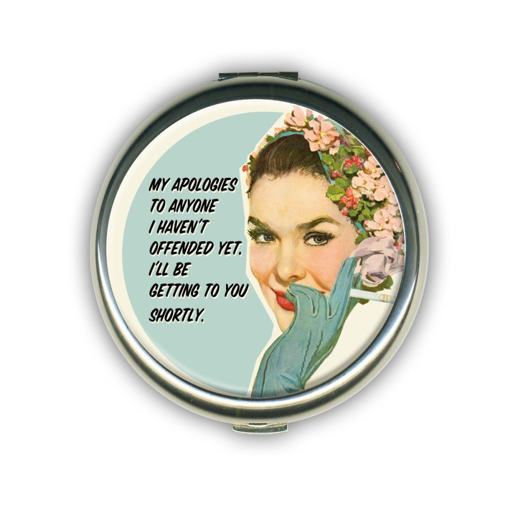 Curl Up and Dye Compact Mirror