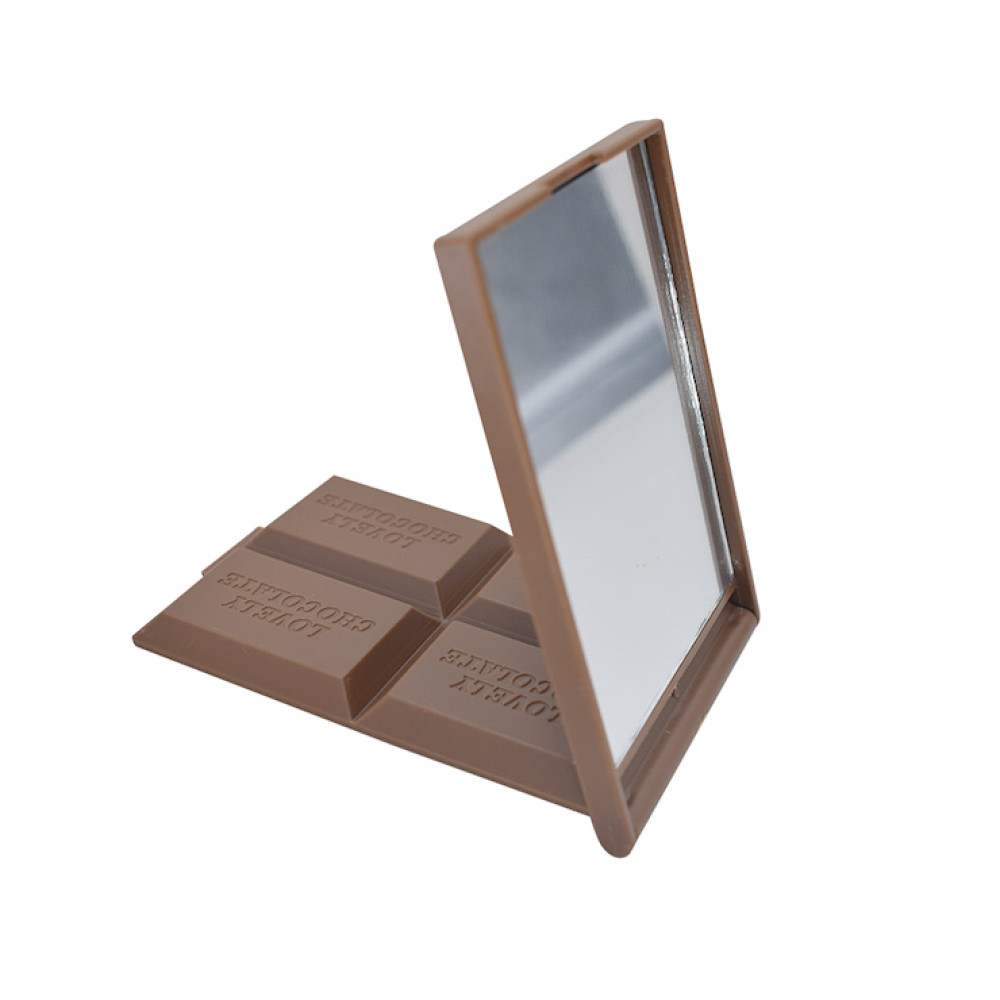 Milk Chocolate Candy Bar Compact Mirror Case