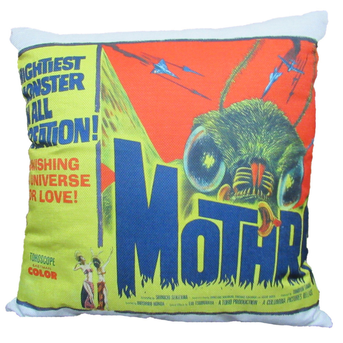 Vintage Mothra Movie Poster - Godzilla Movie Monsters - Decorative ...