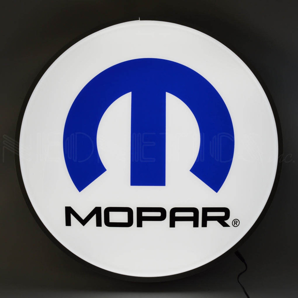 Mopar Parts And Accessories Distressed Tin Sign