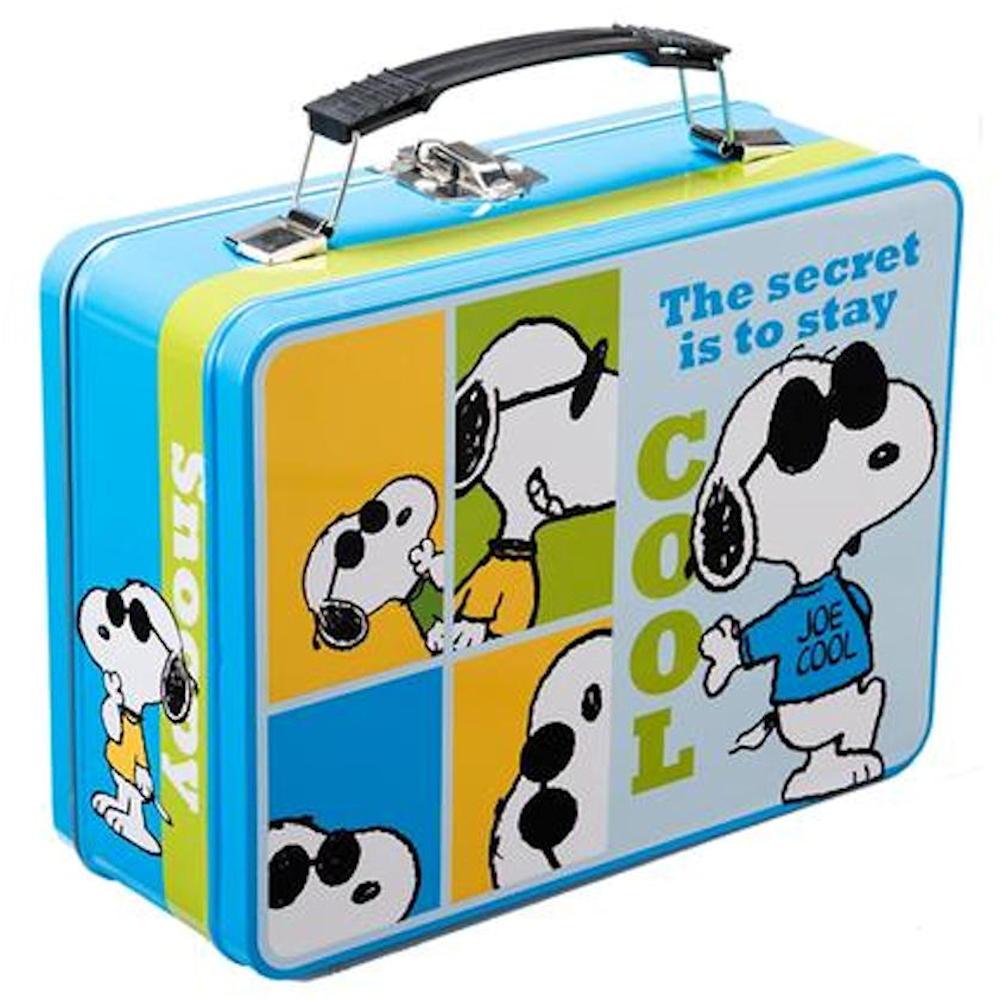 Peanuts Joe Cool Large Lunch Box Tin Tote