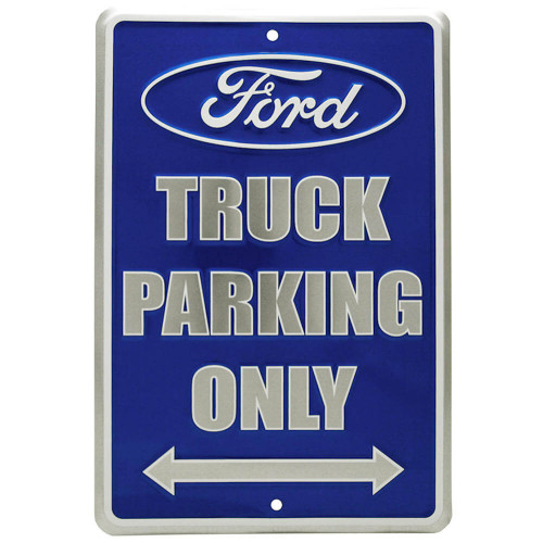 Ford Trucks Round Tin Sign
