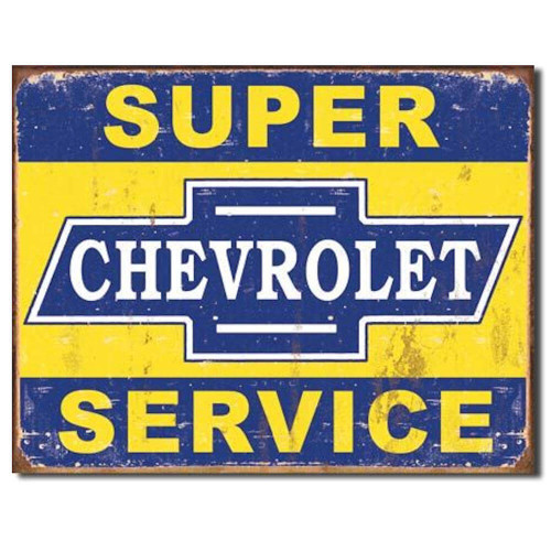 Genuine Chevrolet Parts Tin Sign