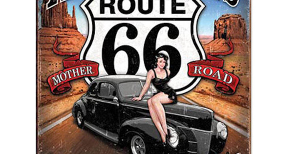Route 66 America s Main Street Vintage Tin Sign