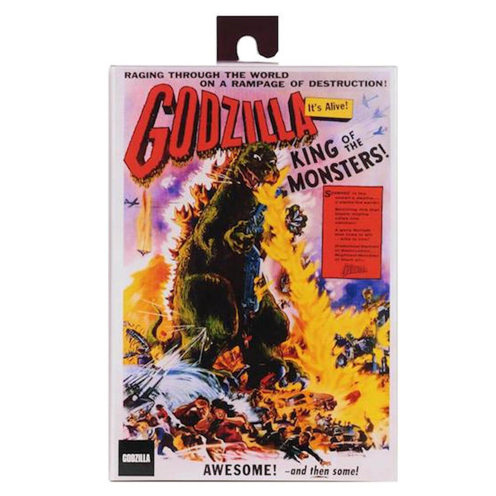 Neca Godzilla – 12 Inch Head to Tail Action Figure – 1956 Movie Poster ...