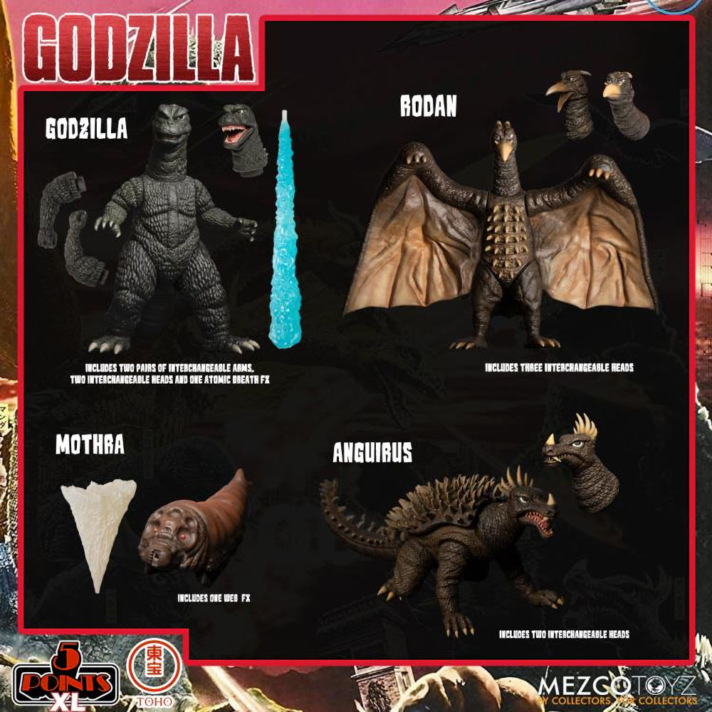 Godzilla 5 Points XL Godzilla: Destroy All Monsters (1968): ROUND 1 ...