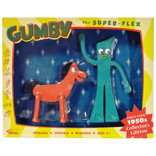 50th Anniversary Edition Gumby And Pokey Mini Bendable Pair
