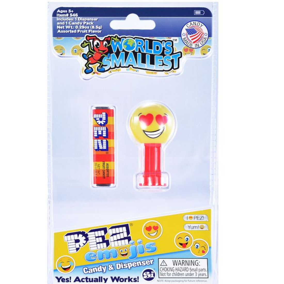 Worlds Smallest Emoji PEZ Candy Dispenser